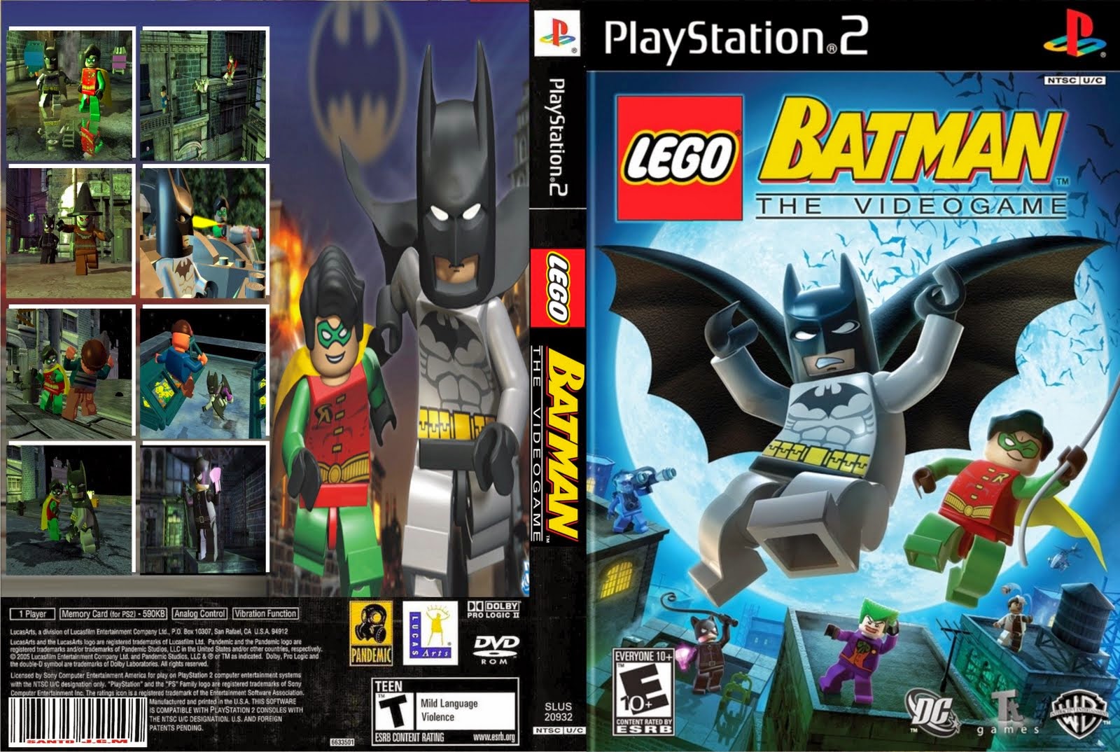 Coleccion Caratulas PS2: Lego Batman